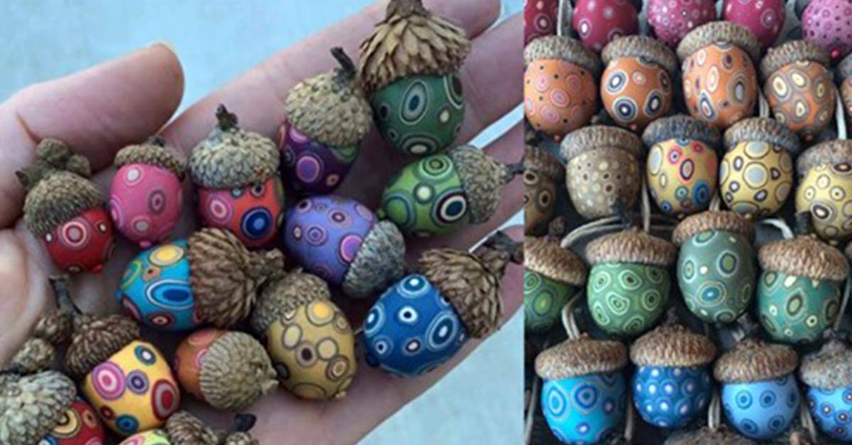These Painted Acorns Are Absolutely Adorable. Here's How To Make Them
