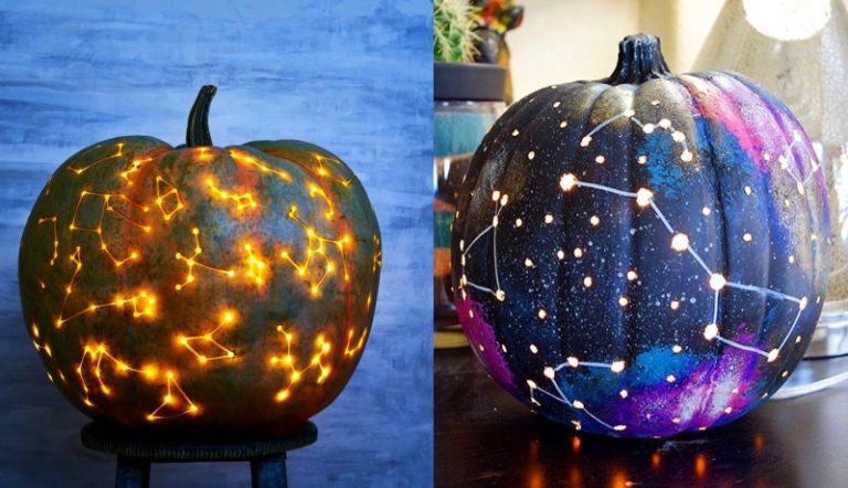How To Carve A Galaxy Pumpkin For A Stellar Halloween